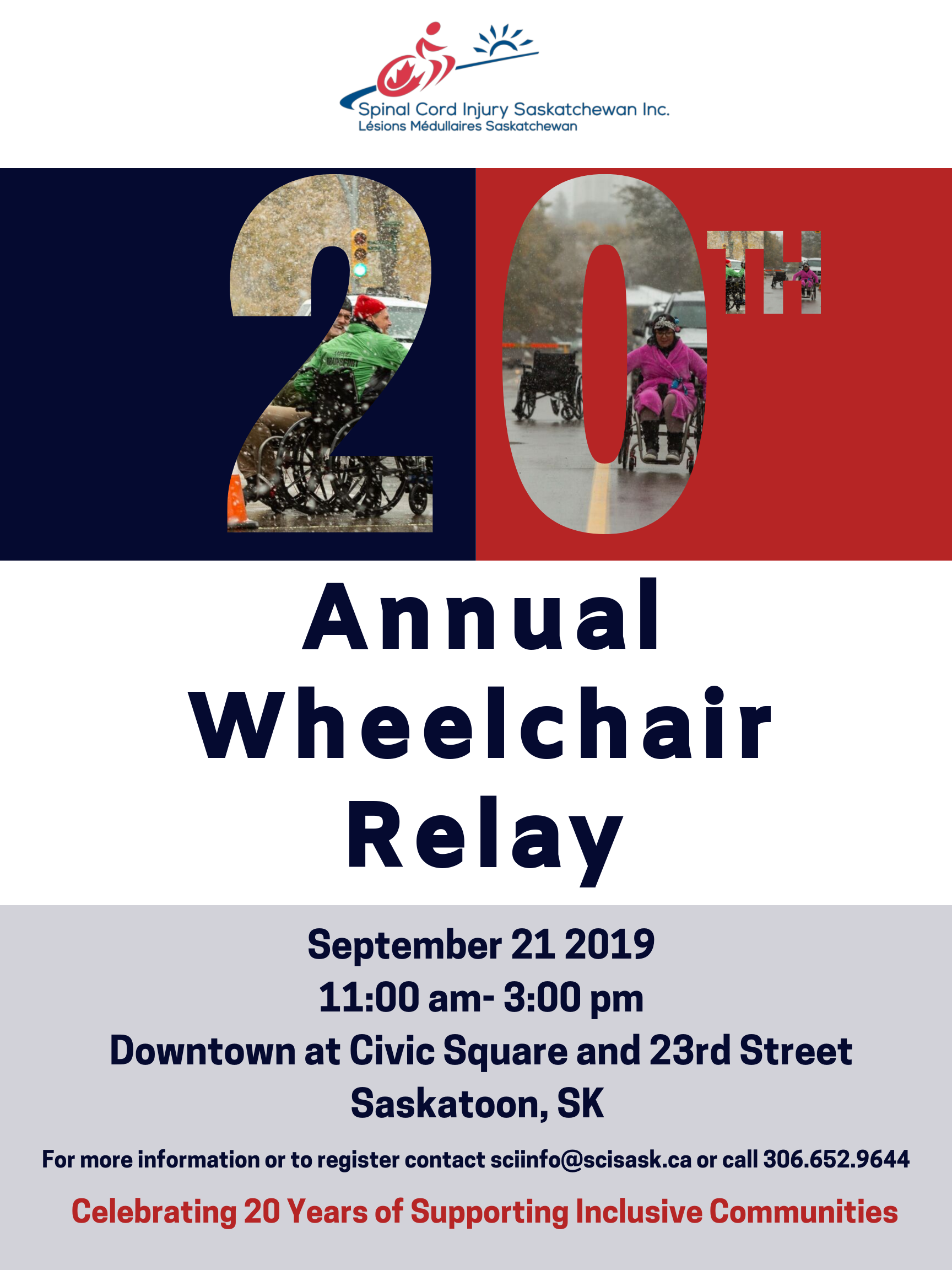 20th Anniversary Saskatoon Wheelchair Relay - Spinal Cord Injury ...
